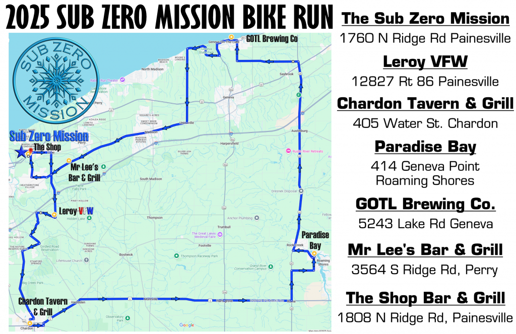 Sub Zero Mission Annual Bike Run 2025 – Sub Zero Mission